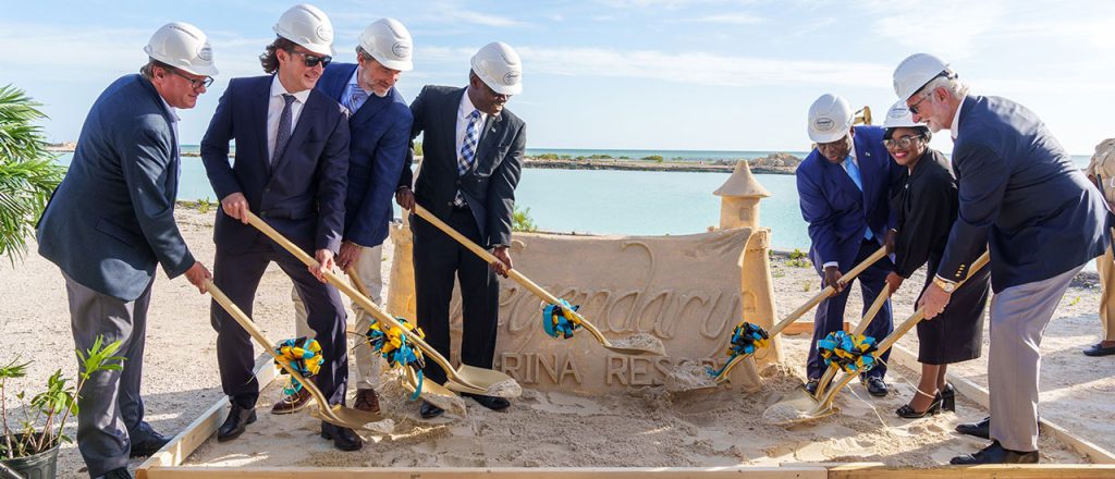 Legendary Marina Resort Blue Water Cay Breaks Ground